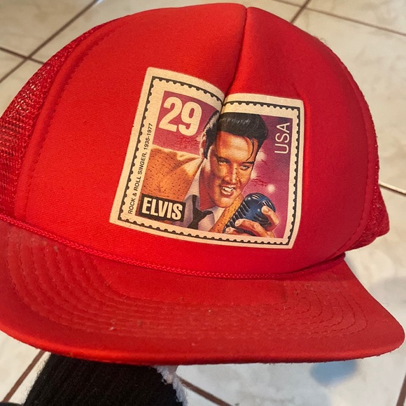 Gold Medal | Accessories | Vintage 992 Red Elvis Cap Postage Stamp 29 ...